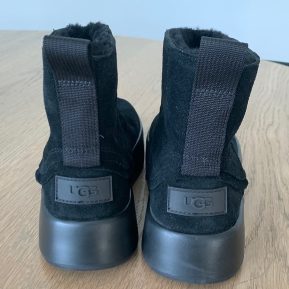 UGG | Shoes | New Uggs Boom Boots Short Ankle Booties Black 6 | Poshmark